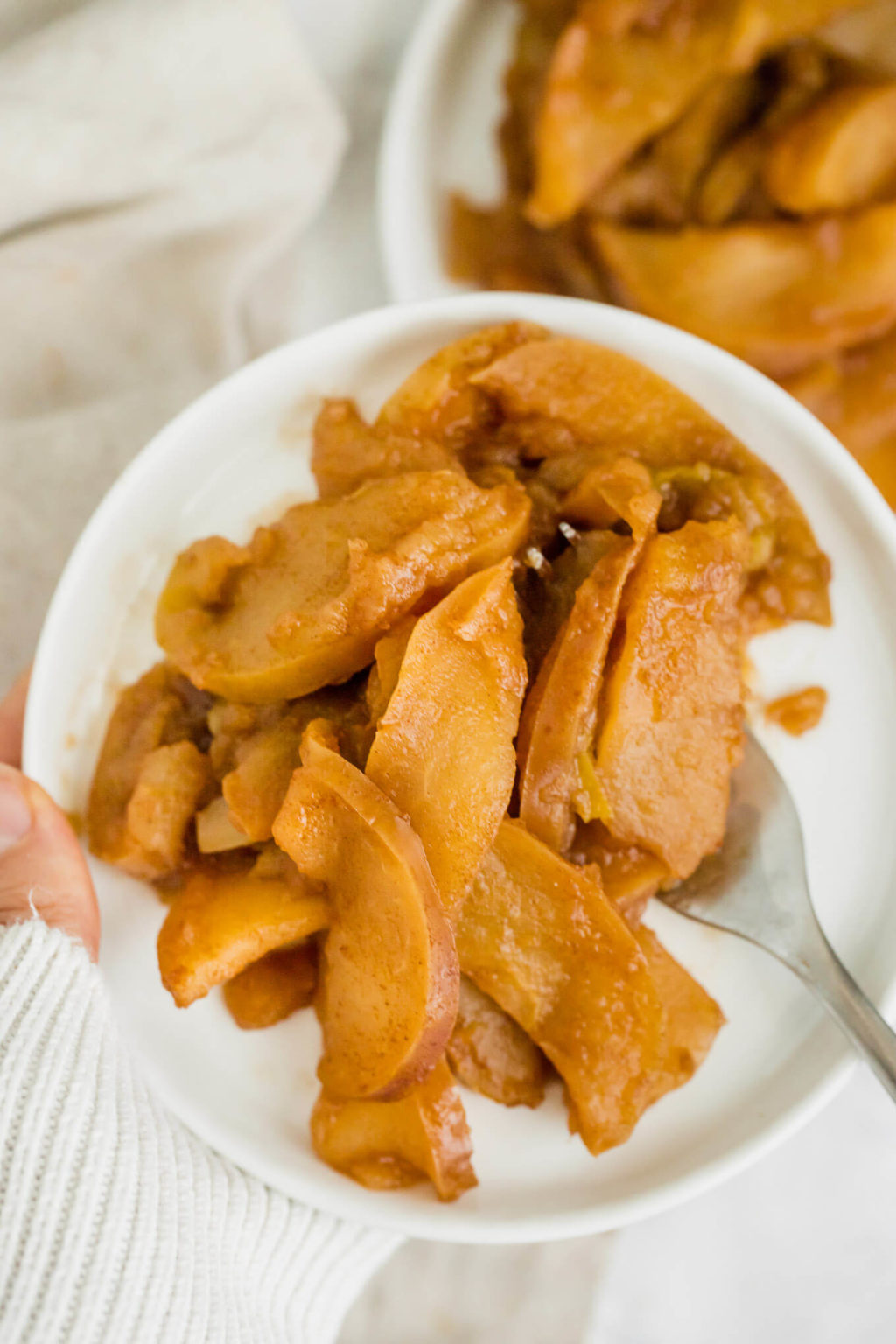 Cinnamon Baked Apple Slices - Nourished By Nutrition