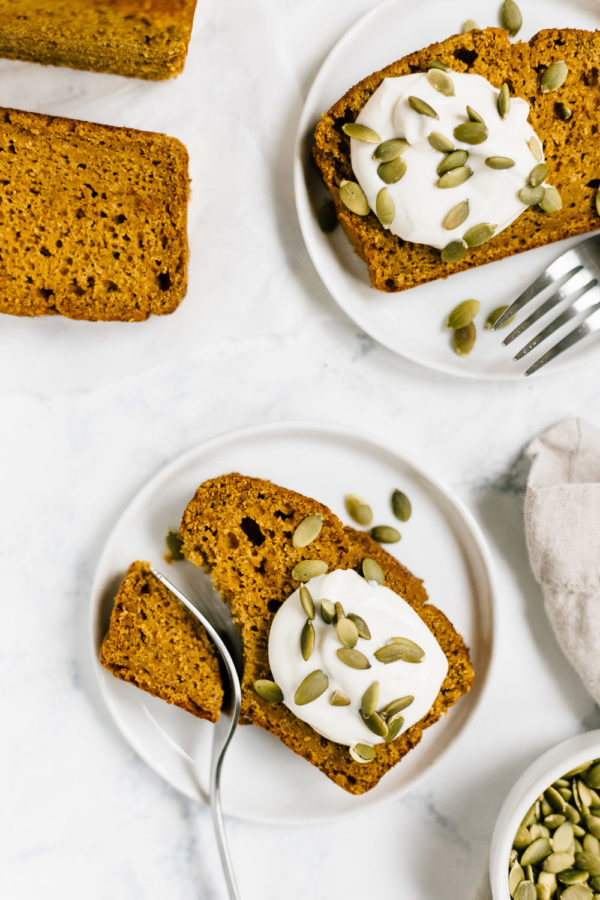 Pumpkin Bread with Spelt Flour and Maple Syrup - Nourished By Nutrition
