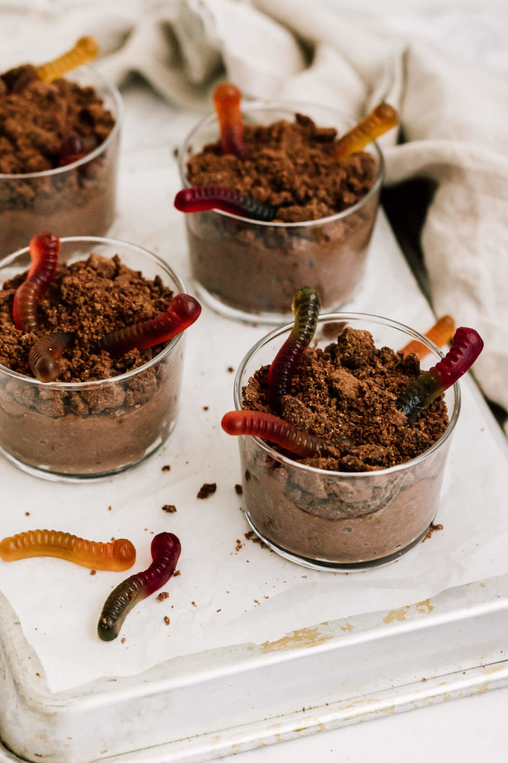 Chocolate Chocolate Chia Pudding Dirt Cups - Nourished By Nutrition