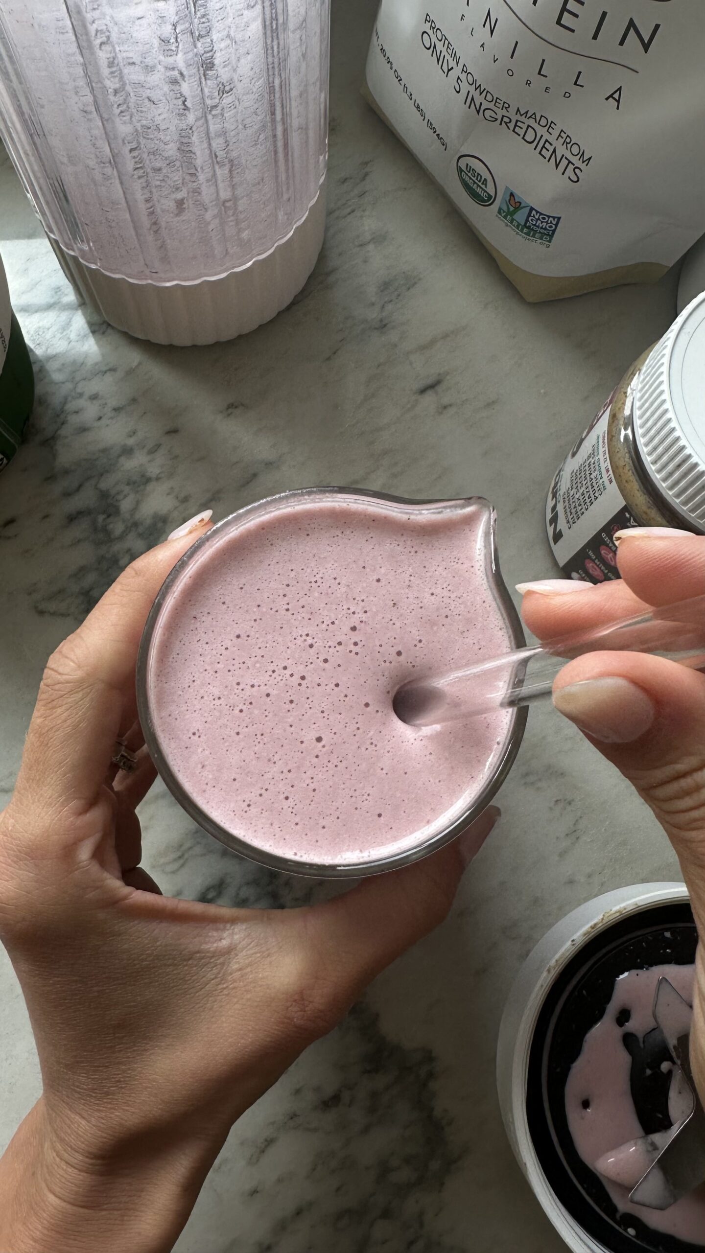 Erewhon Strawberry Probiotic Smoothie - Nourished By Nutrition